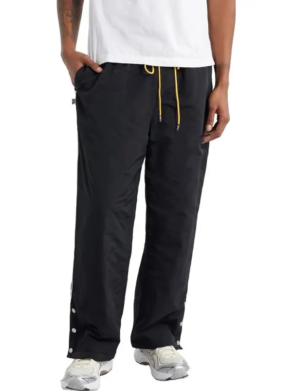 DIET STARTS MONDAY Reverso Nylon Pants - Black/grey
