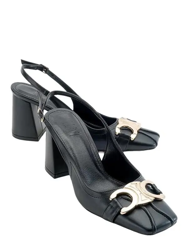 PROLOGUE SHOES Slingback Pumps - Black