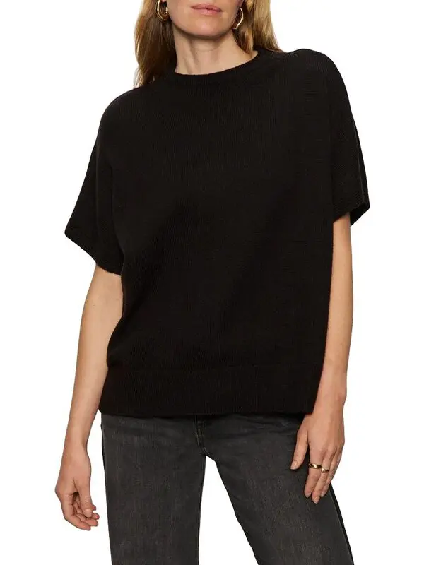 Sanctuary Elbow Sleeve Sweater - Black