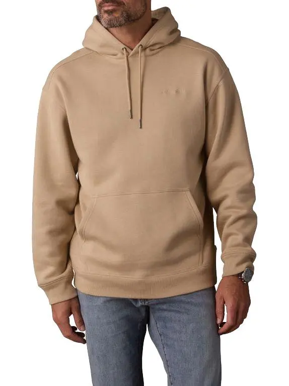 THE NORMAL BRAND Embroidered Fleece Hoodie - Khaki