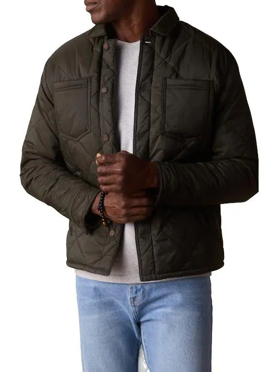 THE NORMAL BRAND Quilted Jacket With Fleece Lining - Alpine