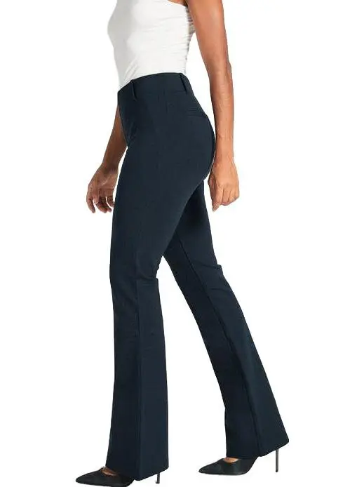 Betabrand Classic Bootcut Dress Pant Yoga Pant - Navy
