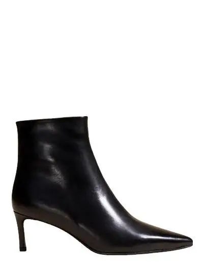 MI/MAI Noura Low Heel Ankle Boot - Black