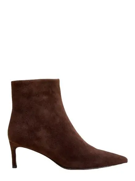 MI/MAI Noura Low Heel Ankle Boot - Chocolate