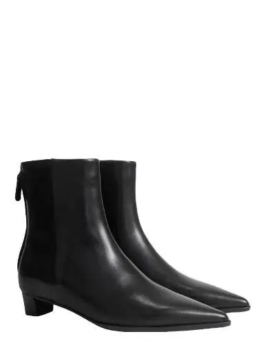 MI/MAI Kith Low Heel Ankle Boots - Black