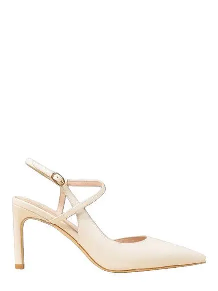 MI/MAI Emy Slingback Stiletto - White
