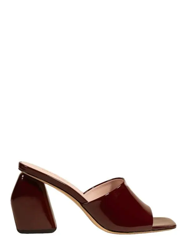 MI/MAI Gemma High Heel Mule - Burgundy