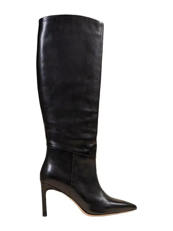 MI/MAI Coco Stiletto Long Boots - Black