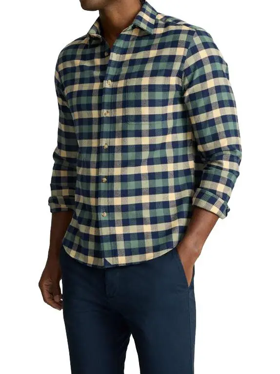 UNTUCKIT Plenville Flannel Shirt - Green