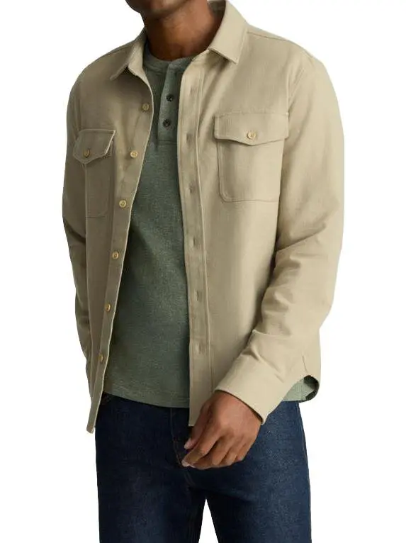 UNTUCKIT Demarin Cotton Overshirt - Green