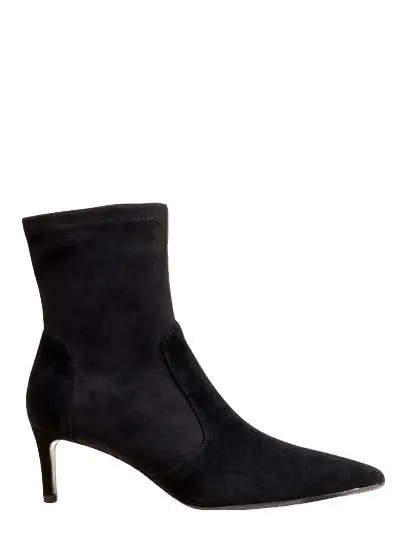 MI/MAI Ophelia Pointed Toe Ankle Boots - Black