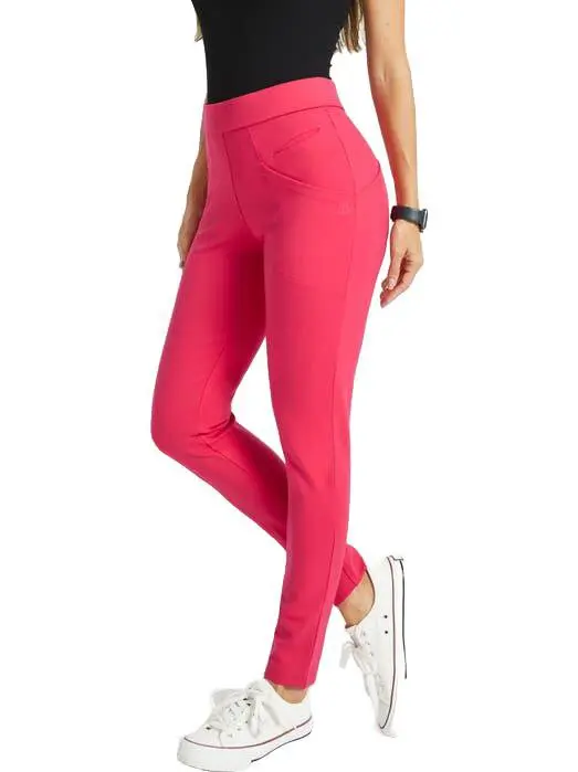 Betabrand Journey Dress Pant Yoga Pant - Virtual Pink
