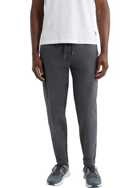 Mack Weldon Ace Stretch Cotton French Terry Sweatpants - Charcoal Heather