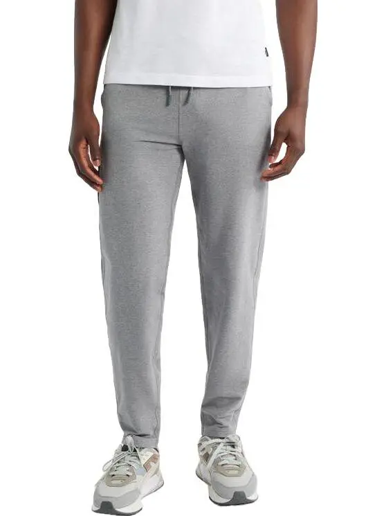 Mack Weldon Ace Stretch Cotton French Terry Sweatpants - Grey Heather