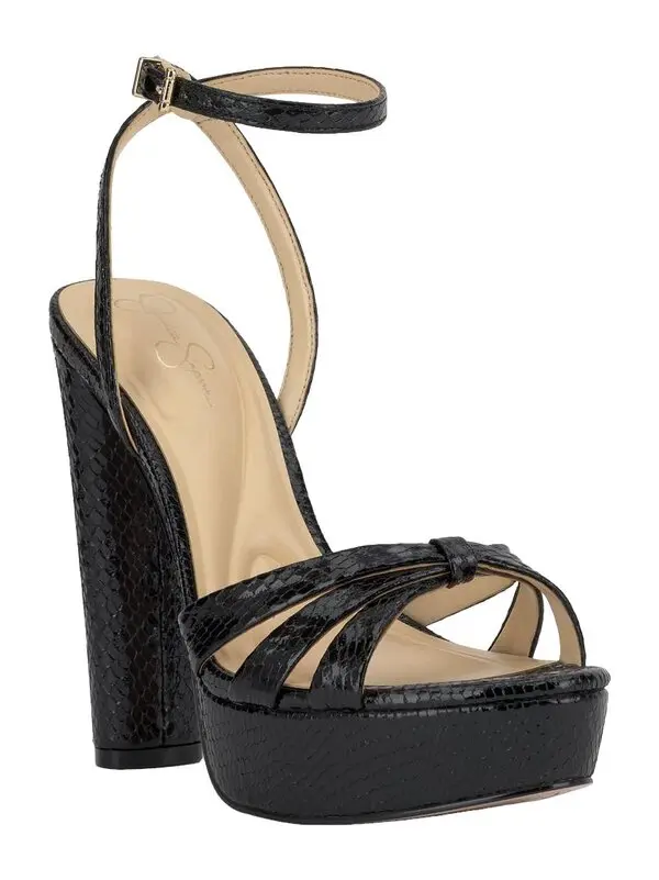Jessica Simpson Ilaria Platform Sandals - Black