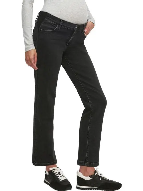 FAVORITE DAUGHTER The Otto Mama Relaxed Straight Leg Maternity Jeans - Tupelo