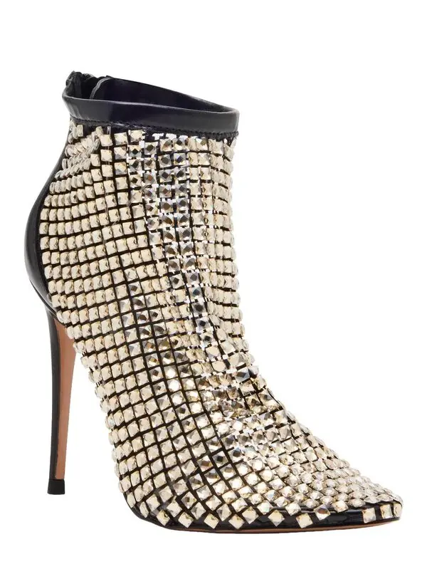 Steve Madden Dancin' Crystal Mesh Bootie - Gold Multi