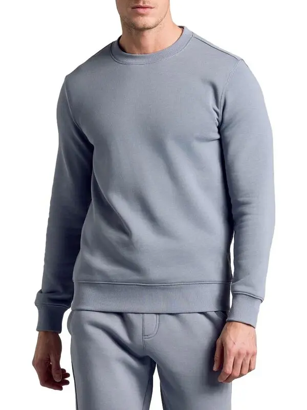 True Classic Fleece Crewneck Sweatshirt - Dusty Blue