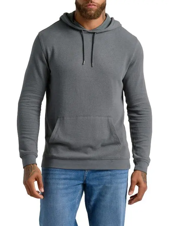 True Classic Waffle Pullover Hoodie - Carbon