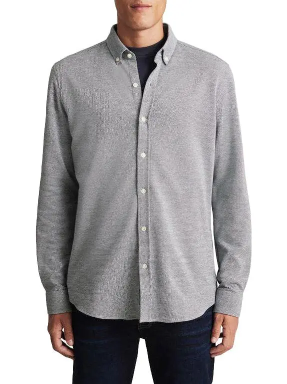 MAVI Total Cotton Blend Button-up Shirt - Total Eclipse