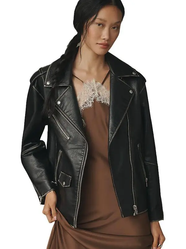 Blanknyc Faux Leather Moto Jacket - Black