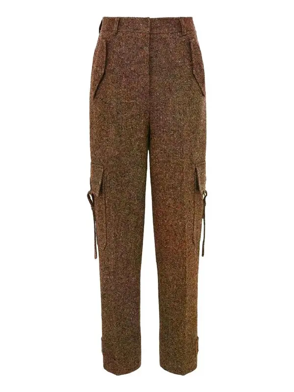 Zimmermann Illustration Tweed Trousers - Brown