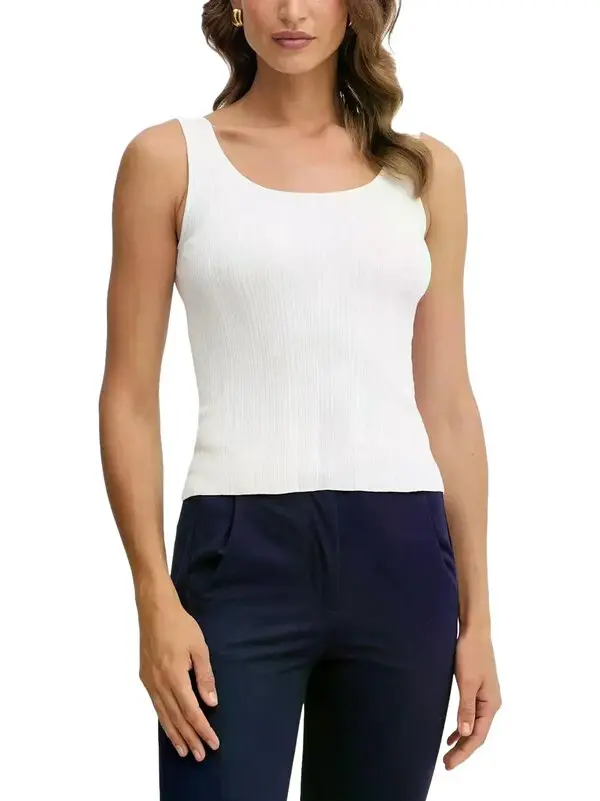 Guess Ribbed Knit Top Set - White