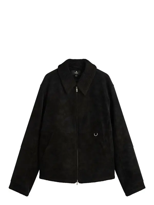 REPRESENT Shearling Collar Jacket - Jet Black
