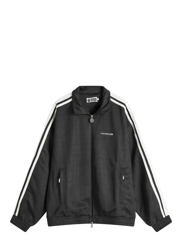 A BATHING APE Line Camo Track Jacket - Black