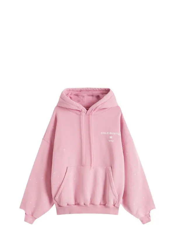 COLE BUXTON 1992 Distressed Hoodie - Washed Pink