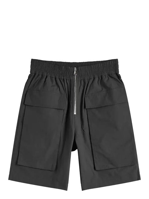 COLE BUXTON Cotton Cargo Shorts - Black