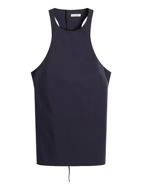 ST. AGNI Racerback Top - Dark Ink
