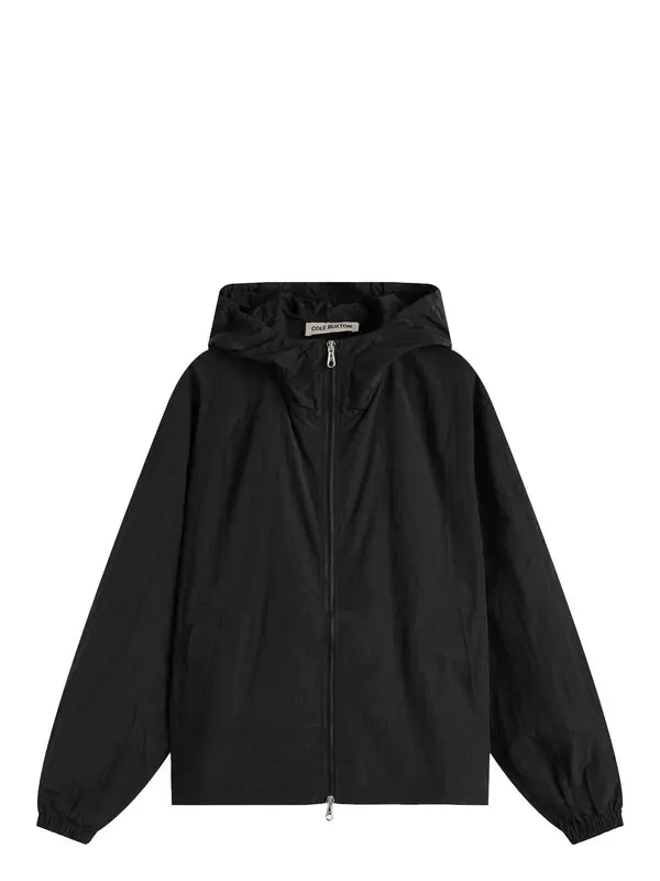 COLE BUXTON Nylon Windbreaker - Black