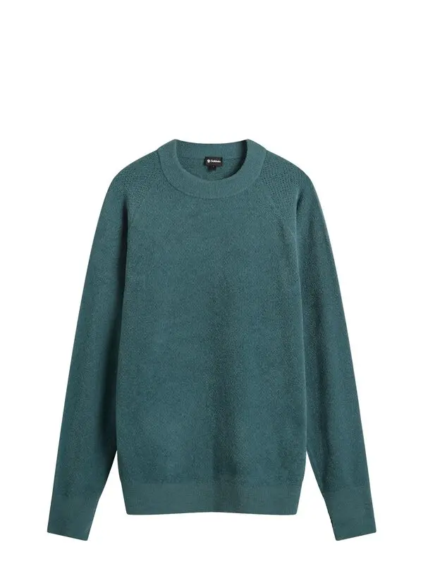 GOLDWIN Mesh Pile Crew Sweatshirt - Moss Agate