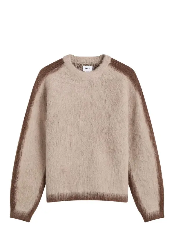 Obey Aura Crew Sweater - Taupe