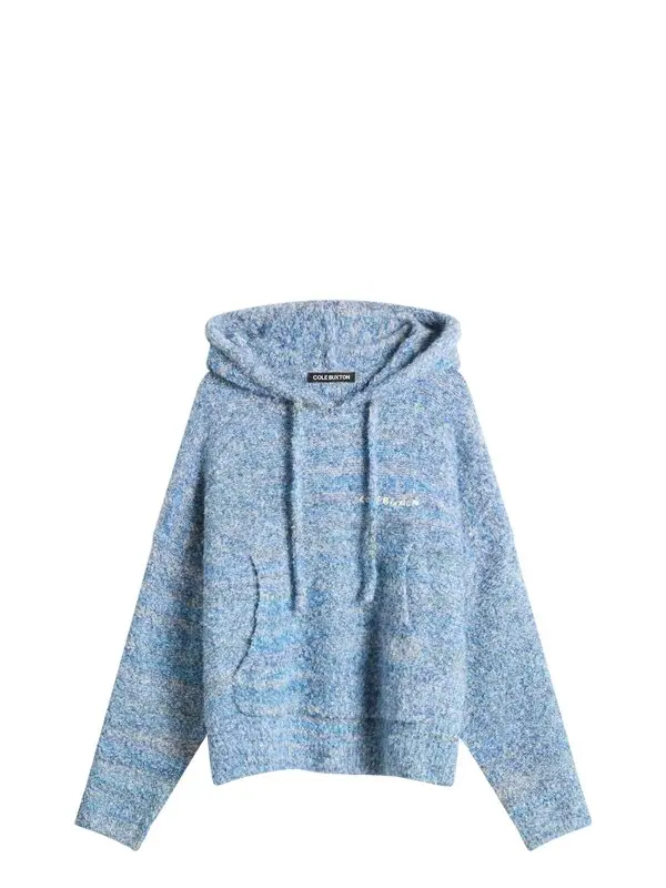 COLE BUXTON Boucle Hoodie - Blue