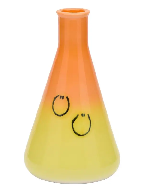 FRIZBEE CERAMICS Erlenmeyer Jug - Orange Yellow Gradient Smile