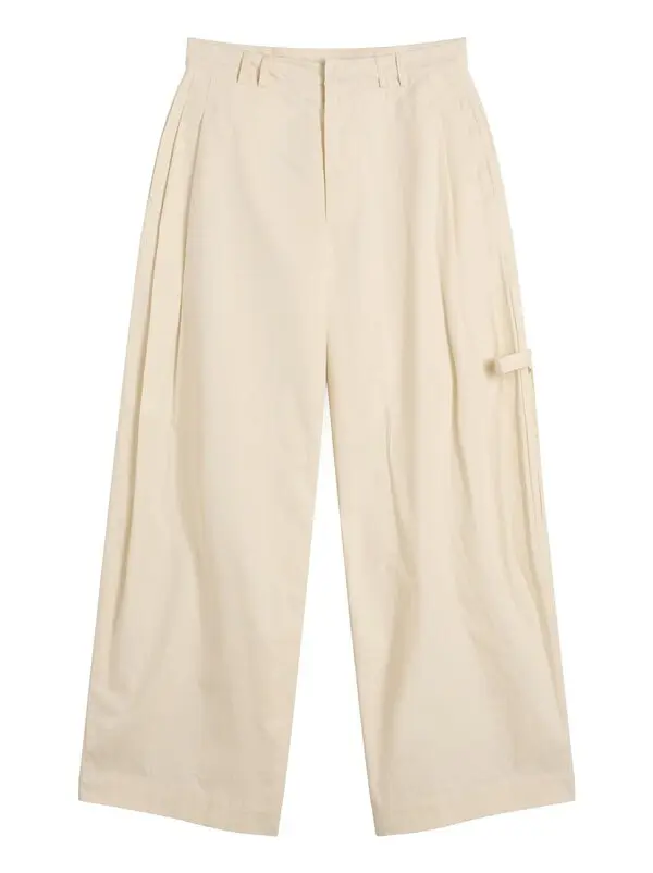 DEIJI STUDIOS Tab Trousers - Off White