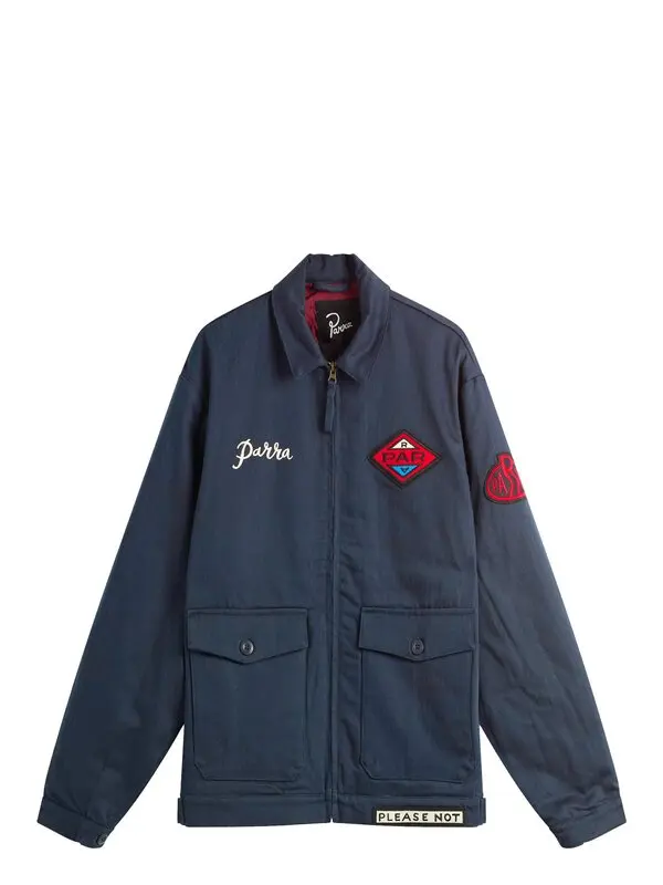 PARRA Pumping Gas Jacket - Navy Blue