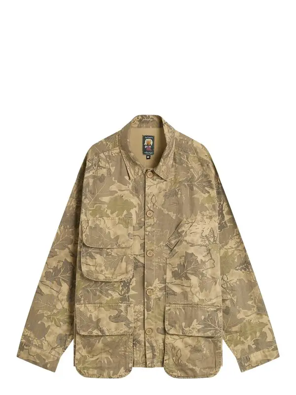 BRAIN DEAD Twill Military Shirt Jacket - Leaf Camo