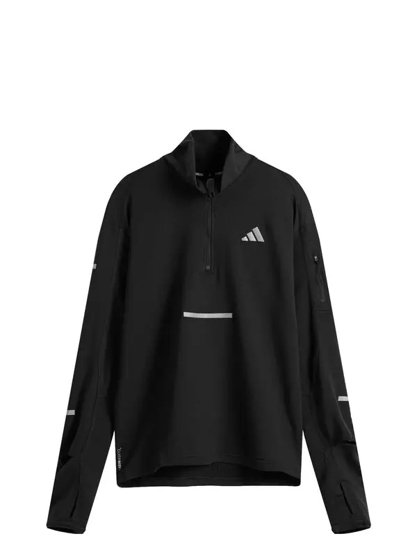 Adidas Adi365 Running Climawarm Half-zip - Black