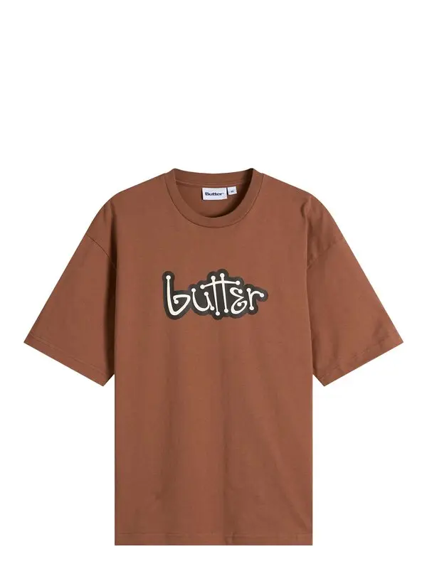 BUTTER GOODS Connection T-shirt - Brown