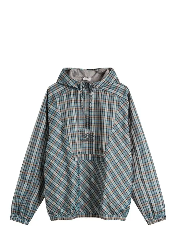 UMBRO Checked Cagoule - Grey/blue Check