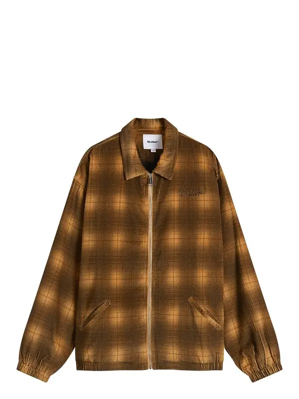 BUTTER GOODS Jive Corduroy Jacket - Mustard Plaid