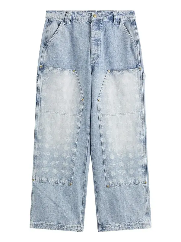 BILLIONAIRE BOYS CLUB Diamonds & Dollars Denim Pant - Light Wash Blue