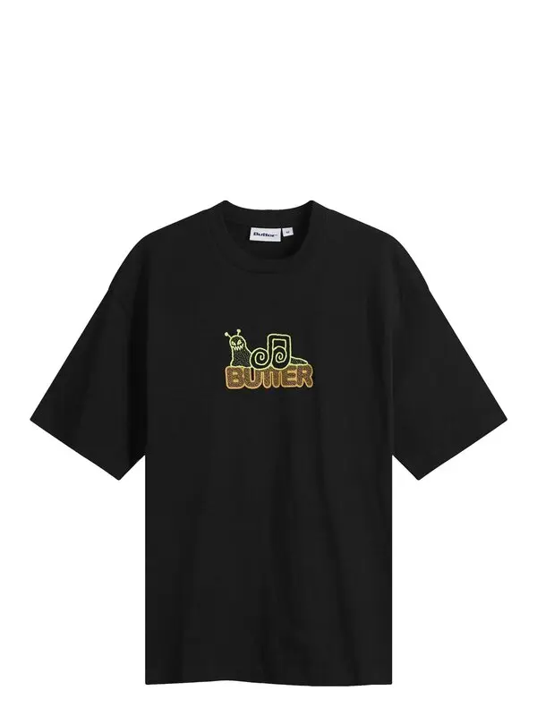 BUTTER GOODS Snail T-shirt - Black