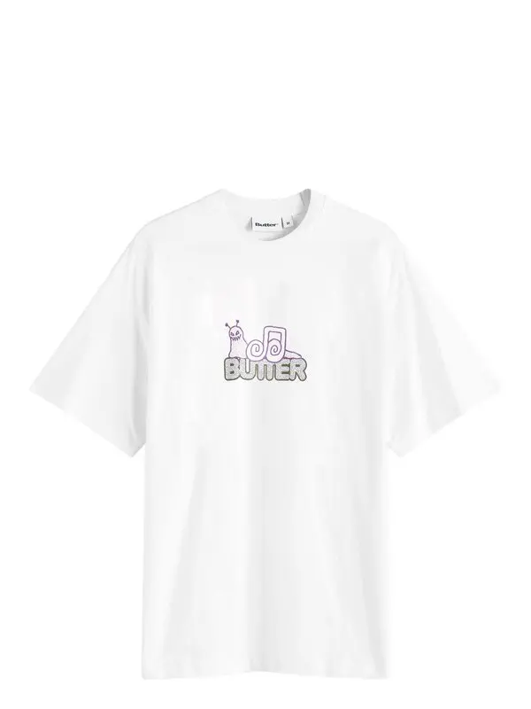 BUTTER GOODS Snail T-shirt - White