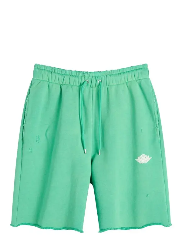 JORDAN Rare Air Pullover Fleece Short - Stadium Green/sail