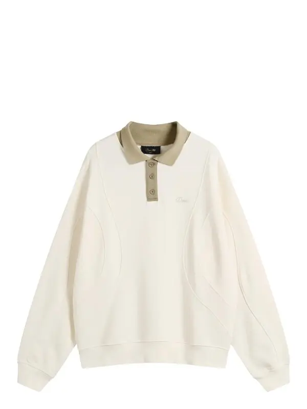 DIME French Terry Rugby Shirt - Cream