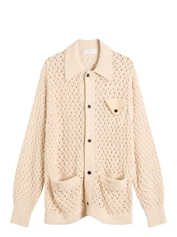 Toga Lace Knit Cardigan - Off White